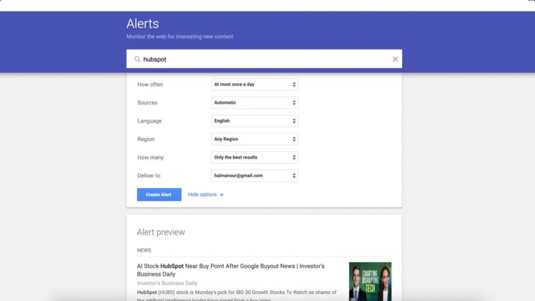 How To Setup Google Alerts For Business: Monitor Competitors, Trends ...